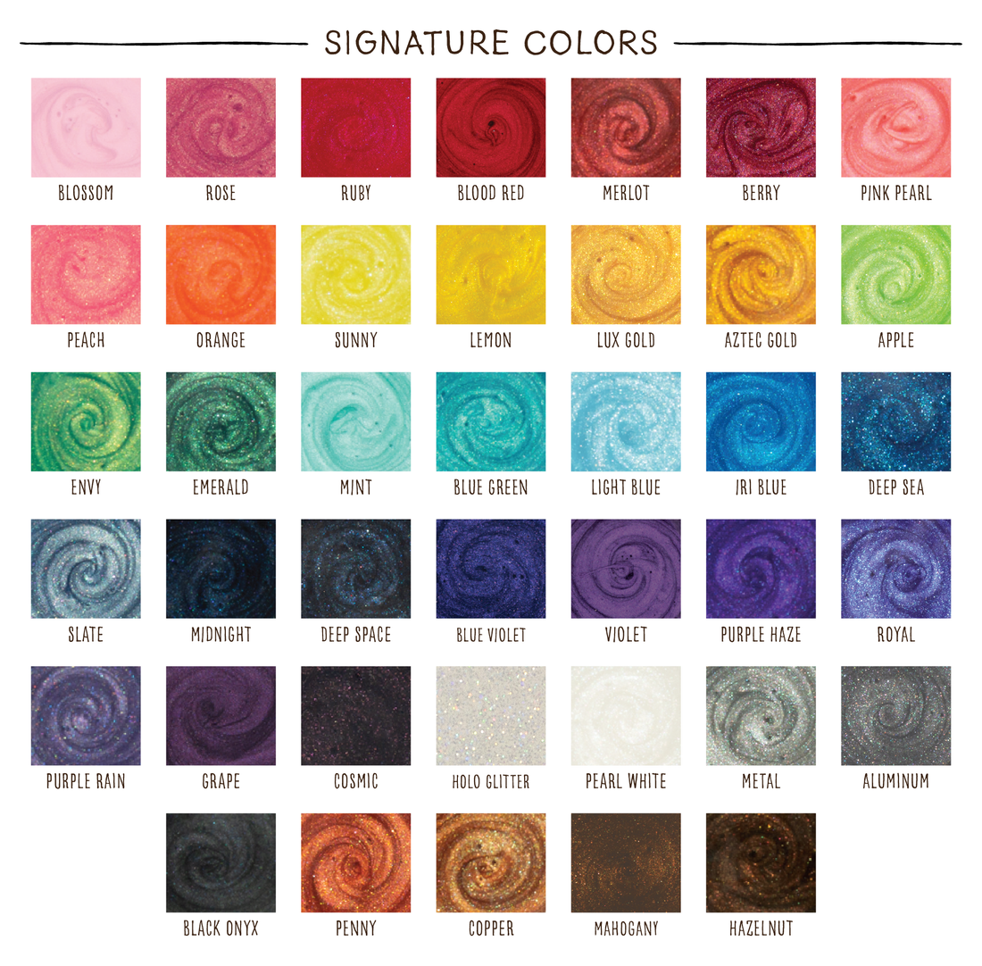 Color Chart – The Wandering Bard